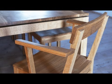 How To Make A Simple And Useful Table Chair Combination » Woodworking ...
