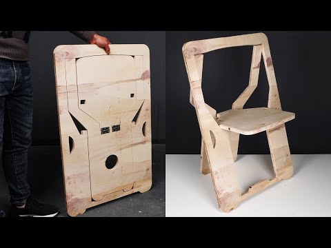 How to Make a Secret Foldable Chair | 7 Tips | Download NOW