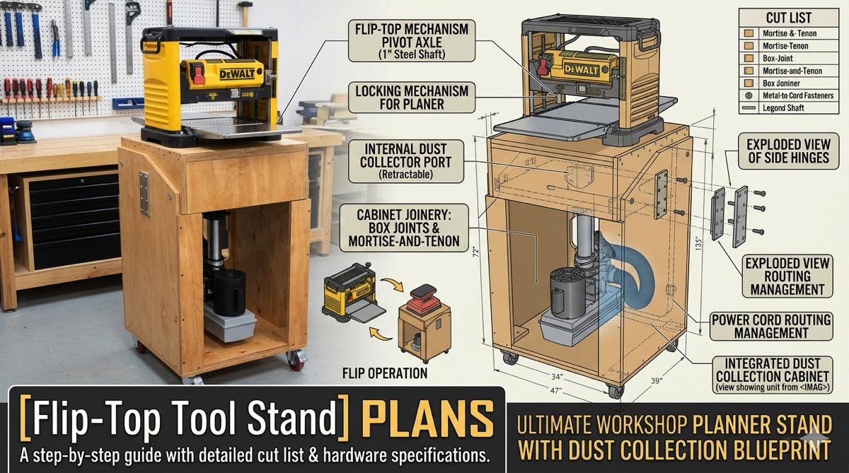 Flip-Top Tool Stand Plans: Professional Industrial Guide
